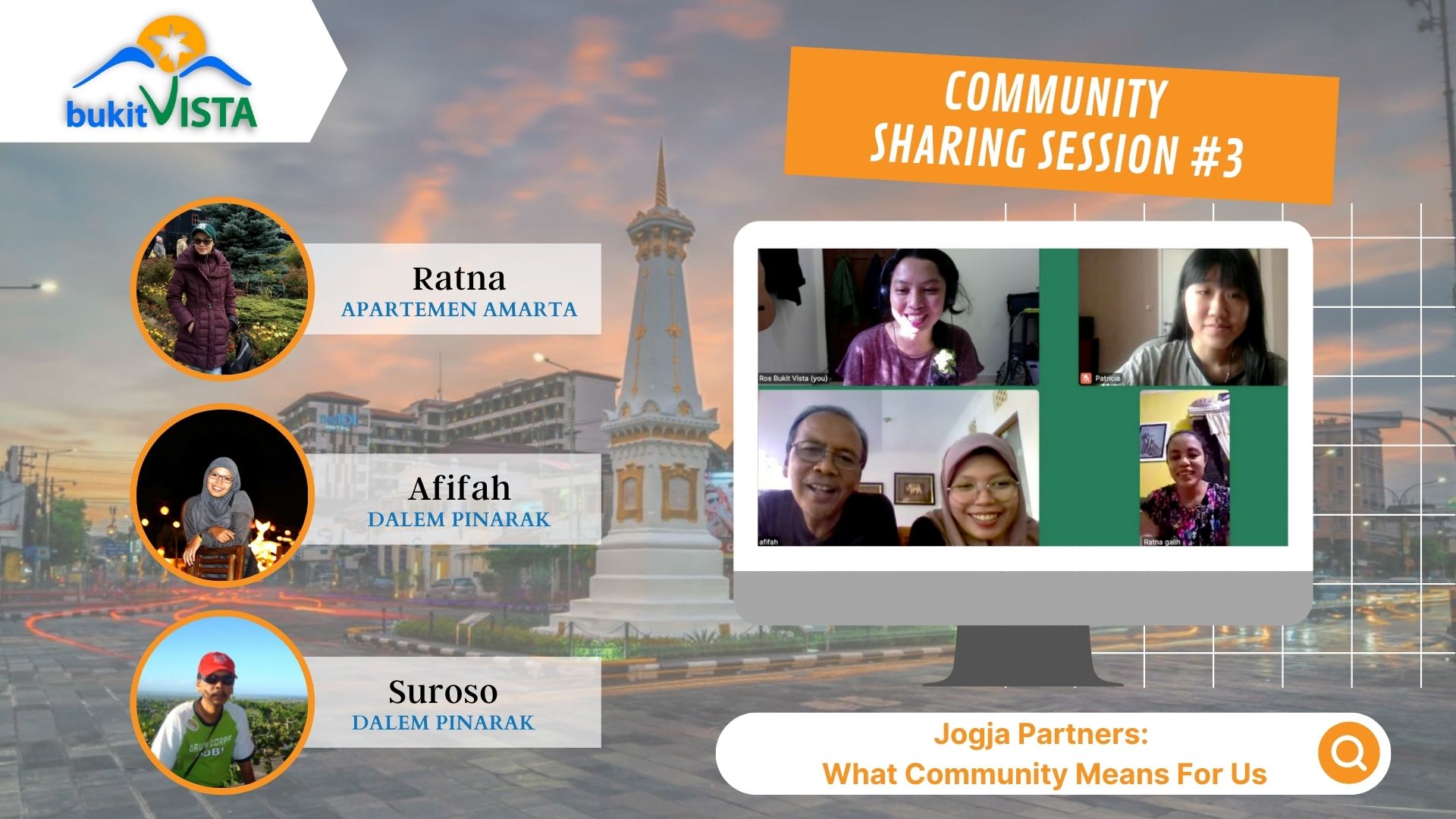 Community Sharing Session : Komunitas Bukit Vista di Mata Kami - Bukit Vista